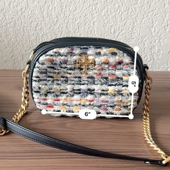 Tory Burch | Bags | Tory Burch Kira Tweed Small Crossbody Camera Bag | Poshmark